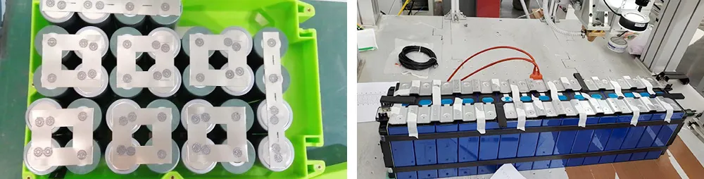 Prismatic lithium battery module busbar laser welding machine