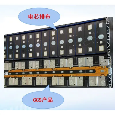 Lithium battery module CCS integrated busbar