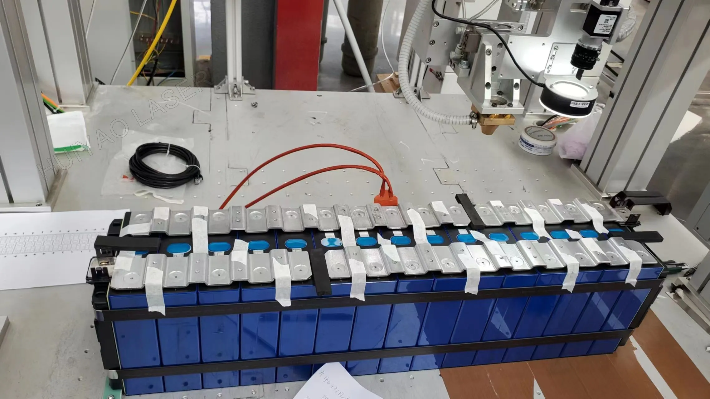 Lithium battery module steel belt