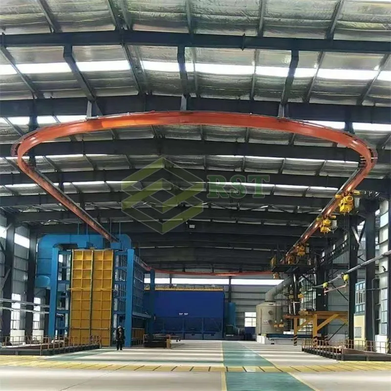 Hot dip galvanizing plant