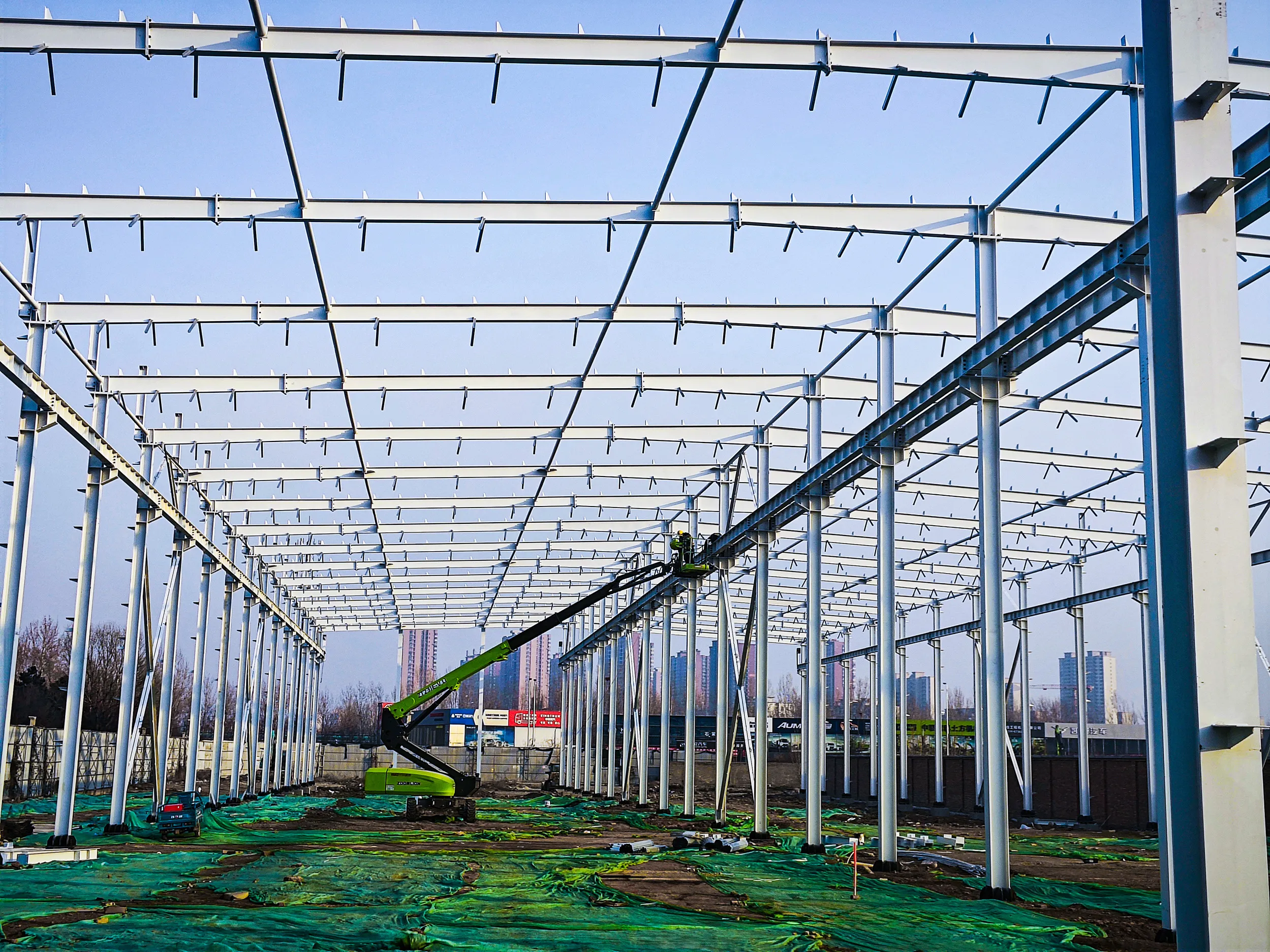 Ruisite Group Phase II Construction Accelerates: Steel Structure Main ...