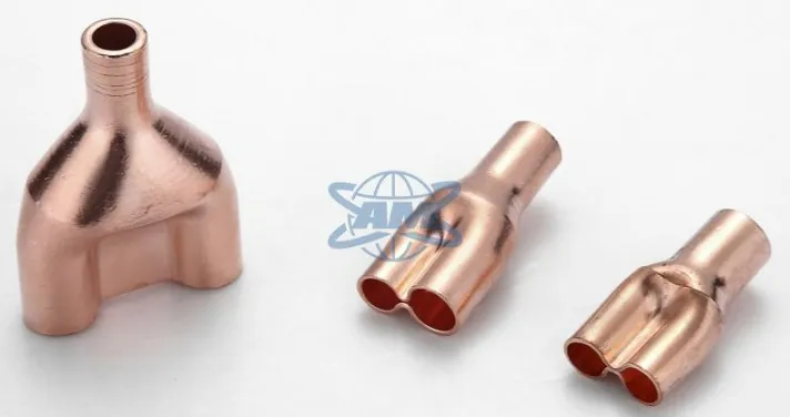 Copper Y piece supplier, Copper Y Tee Distribute Connector factory