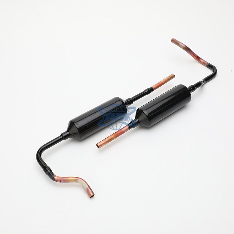 Steel muffler for air conditoner supplier, steel spun muffler factory