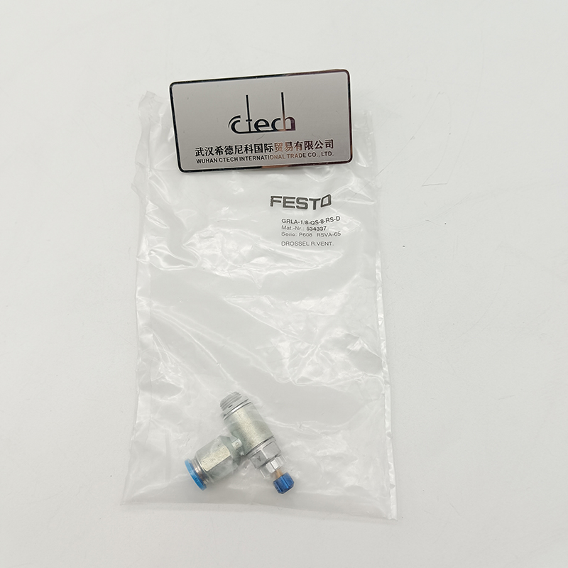 FESTO GRLA-1/8-QS-8-RS-D One-Way Flow Control Valve | 534337