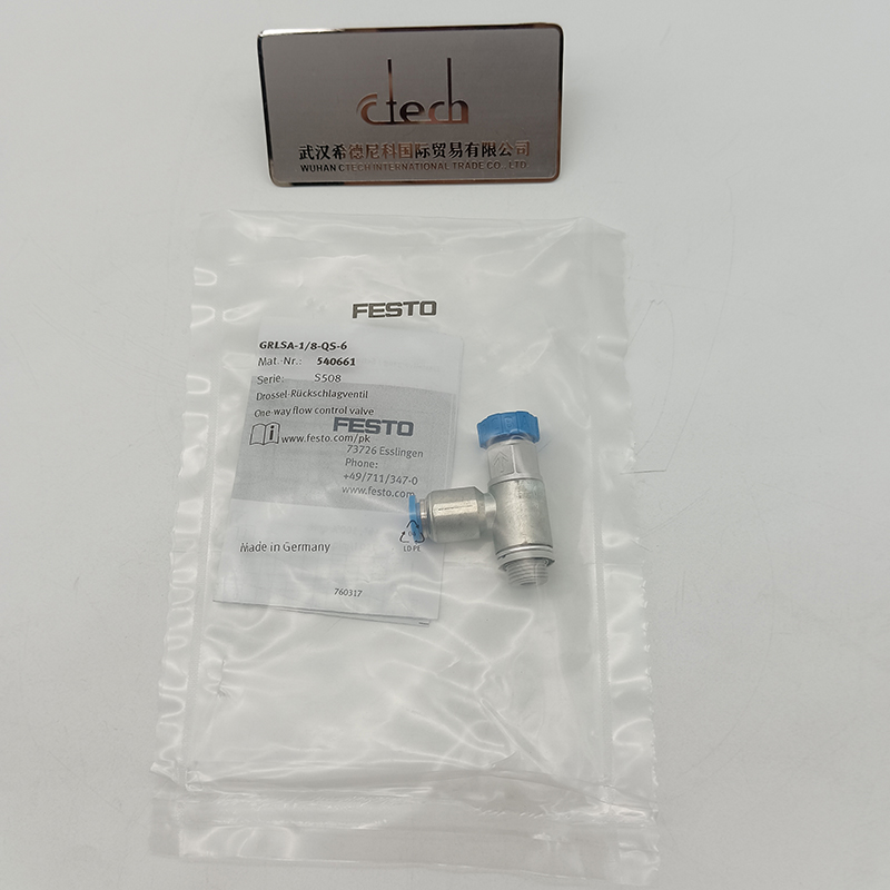 FESTO GRLSA-1/8-QS-6 One-Way Flow Control Valve | 540661