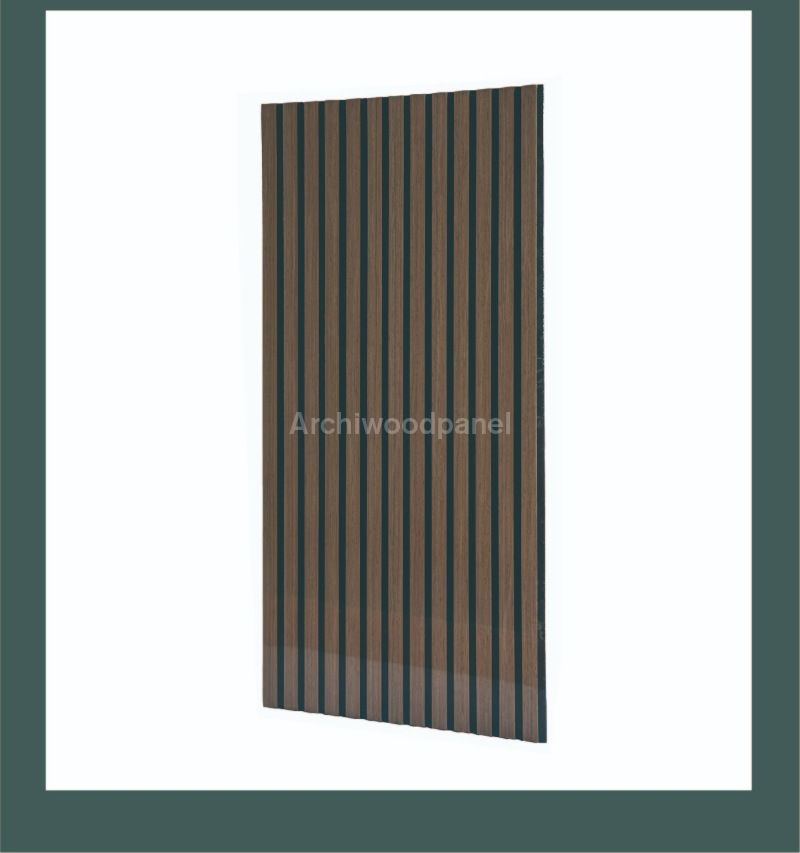 Grooved Wood Veneer Panel