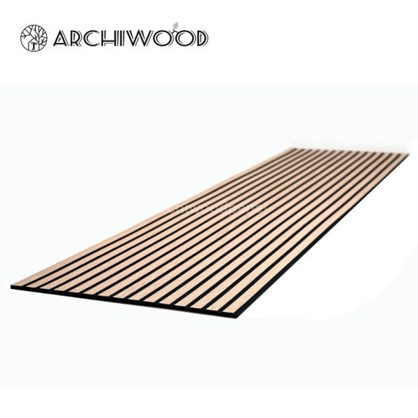 Grooved Wood Veneer Panel