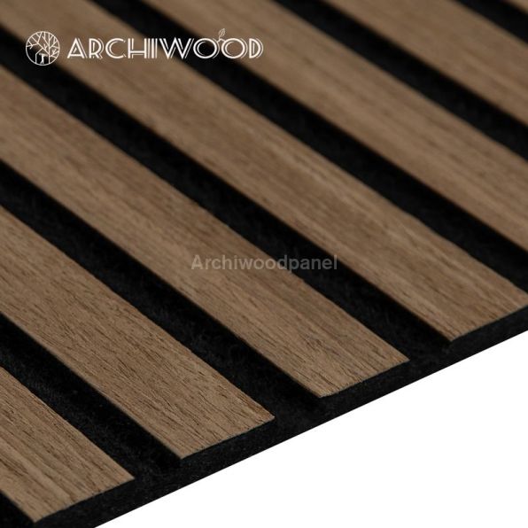 Grooved Wood Veneer Panel