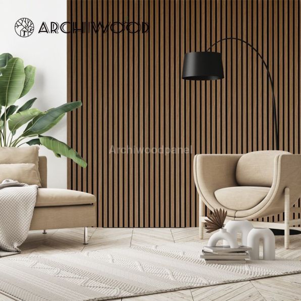 Grooved Wood Veneer Panel