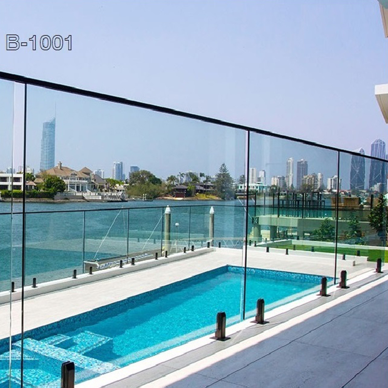 Frameless Glass Railing, Balcony Glass Balustrade