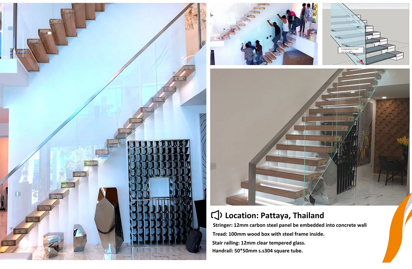 Pattaya floating staircase