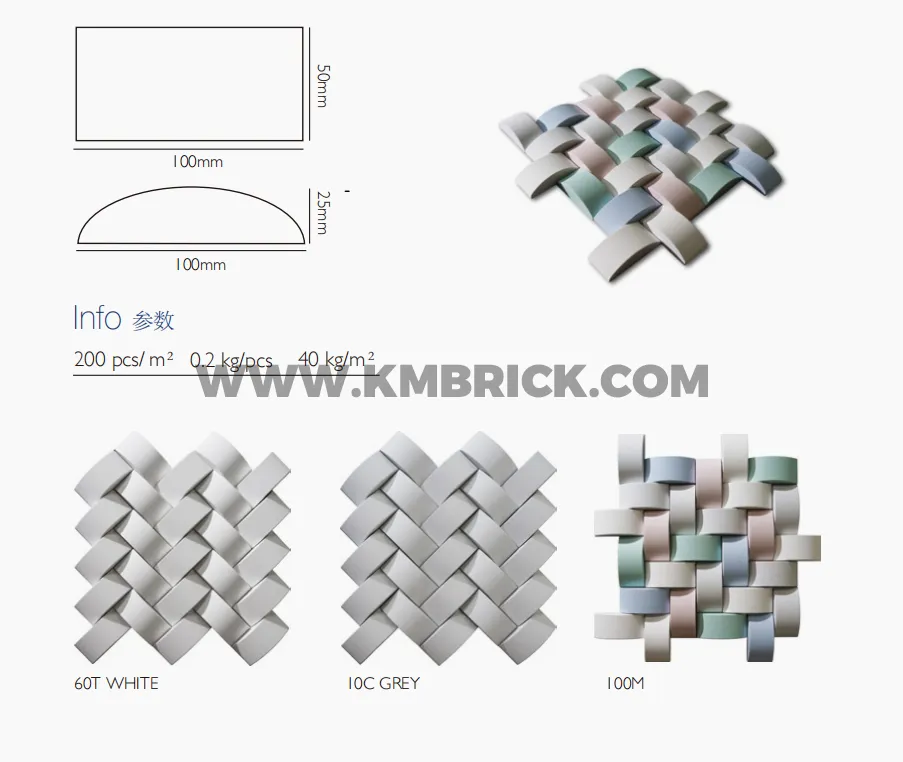Model design concrete brick for inside wall design