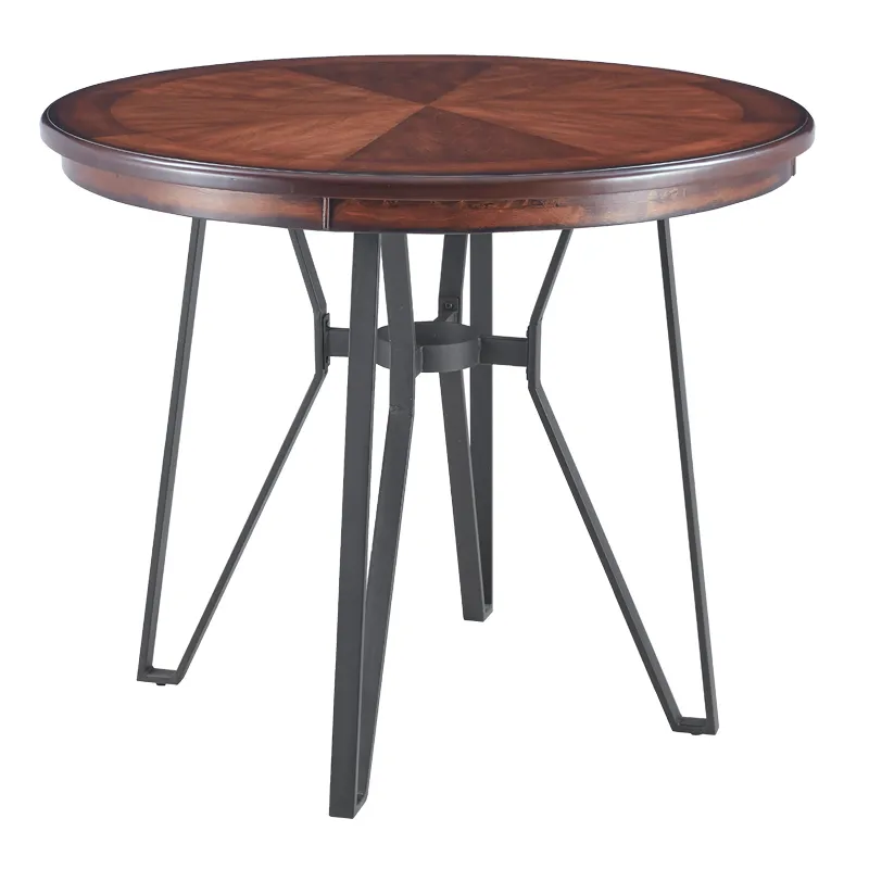 American Style Round Wooden Dining Table