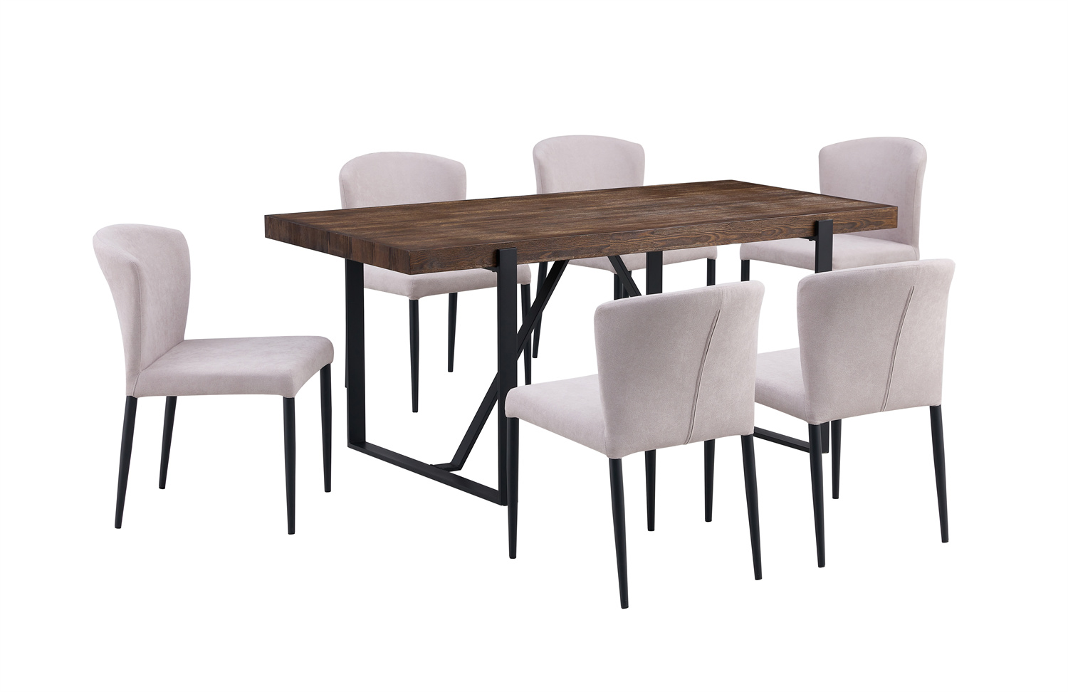 6 chairs dining table set