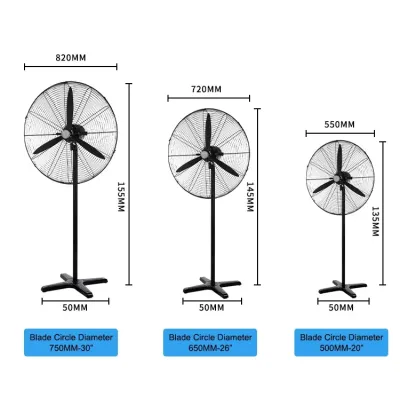 Angle Adjustment Industrial Stand Fans