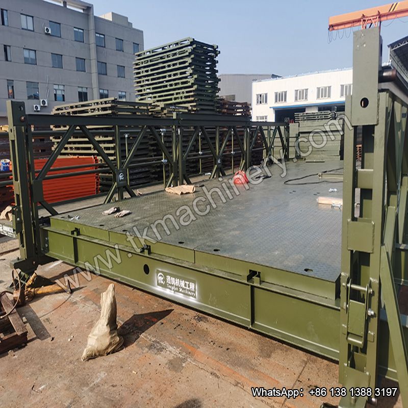 Bailey Bridge with walkway, Compact 100, Modular Steel bridge