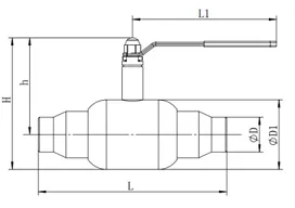 Welded Ball Valve DN15-DN150