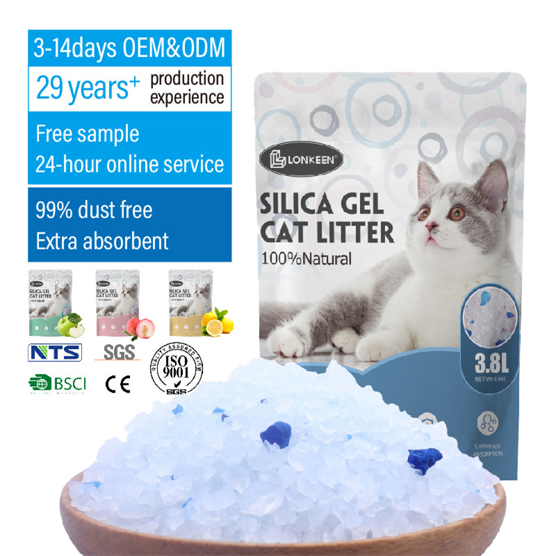 3.8L Premium Low Dust Crystal Litter