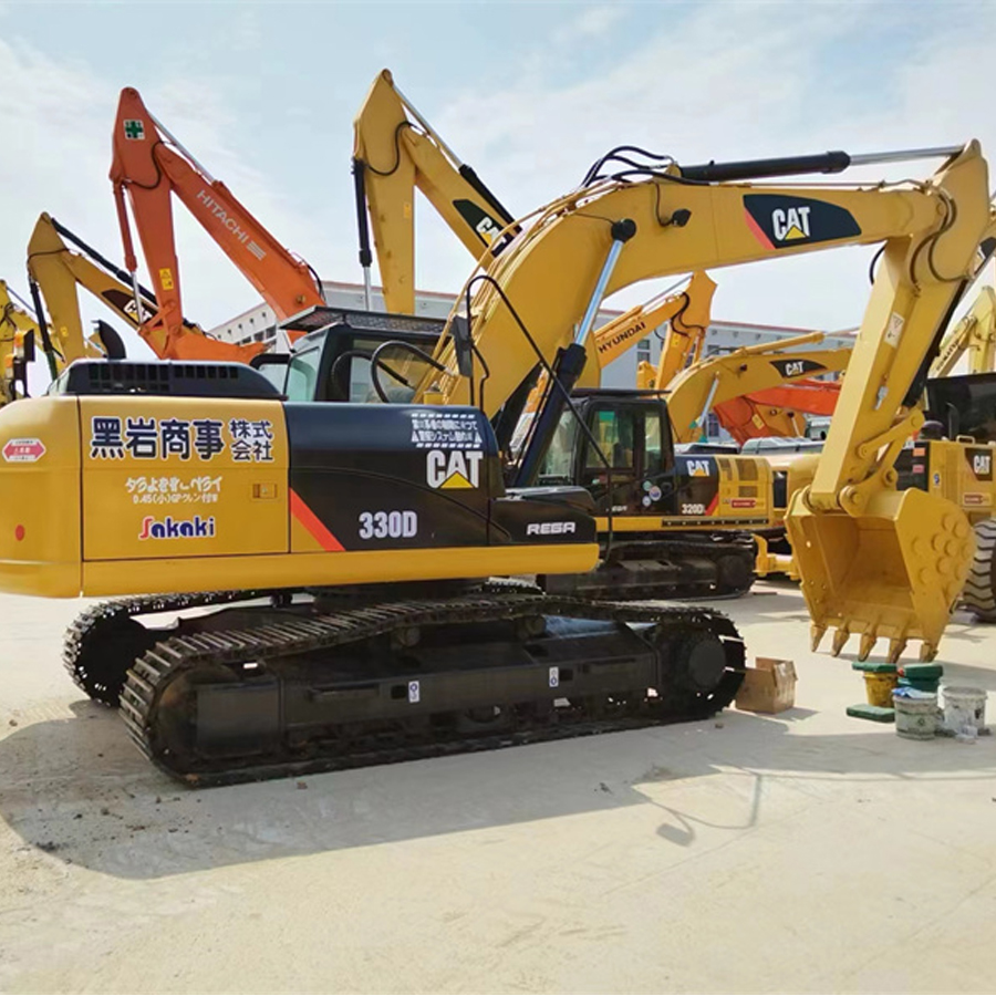 Used 30t Caterpillar Cat 330D crawler excavator