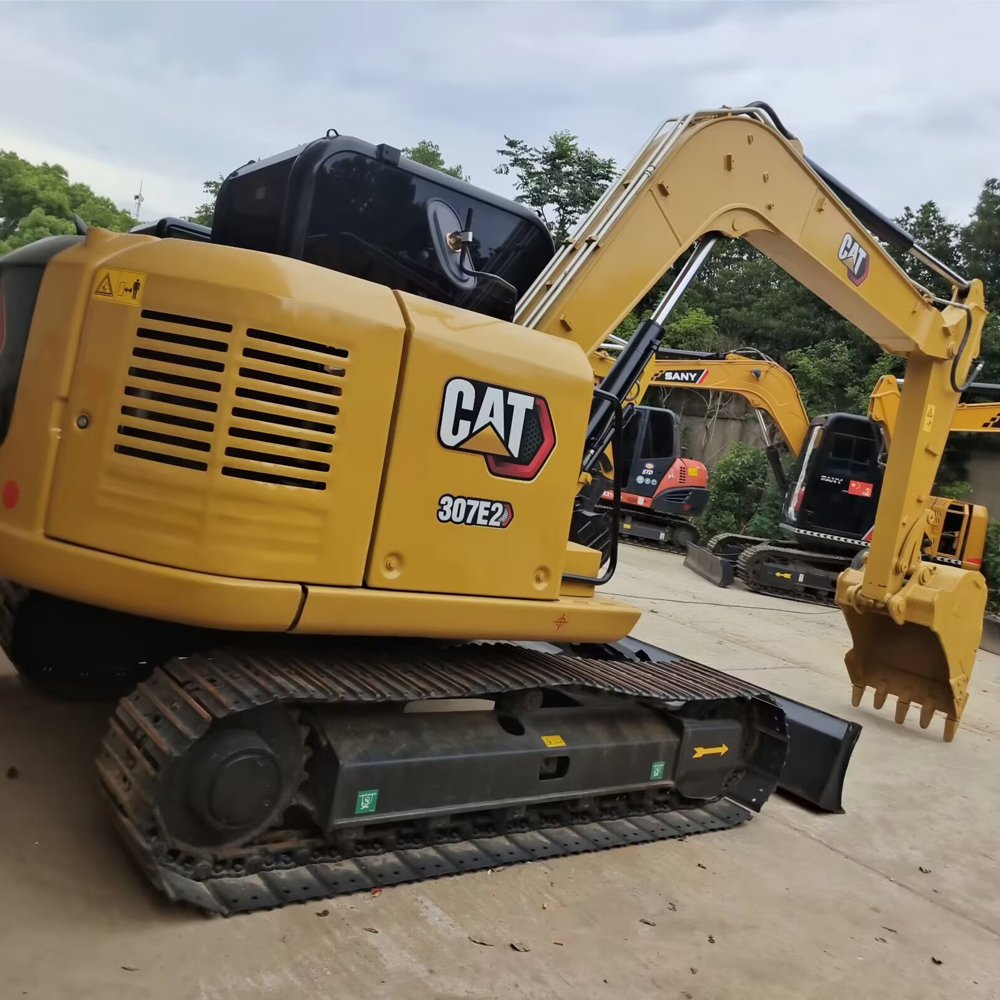 Used 7t Cat 307E Caterpillar Mini Crawler Excavator