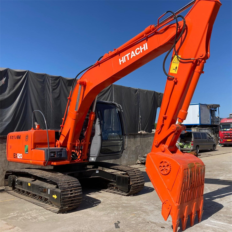 12 Ton Medium Size Excavator Hitachi Ex120 Hydraulic Crawler Excavator ...