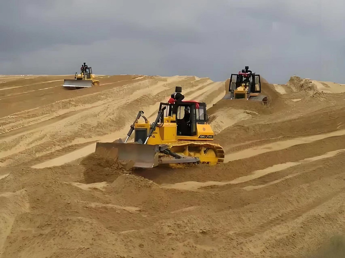 Bulldozers are powerful machines used in various industries for ...