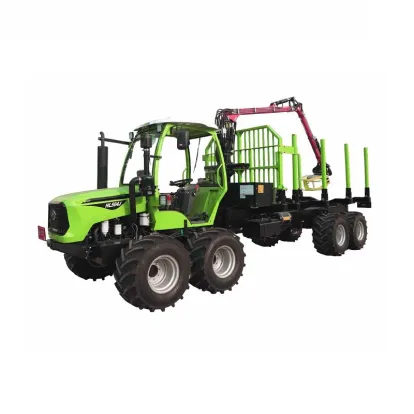 50HP Articulated Garden Tractor With Grapple