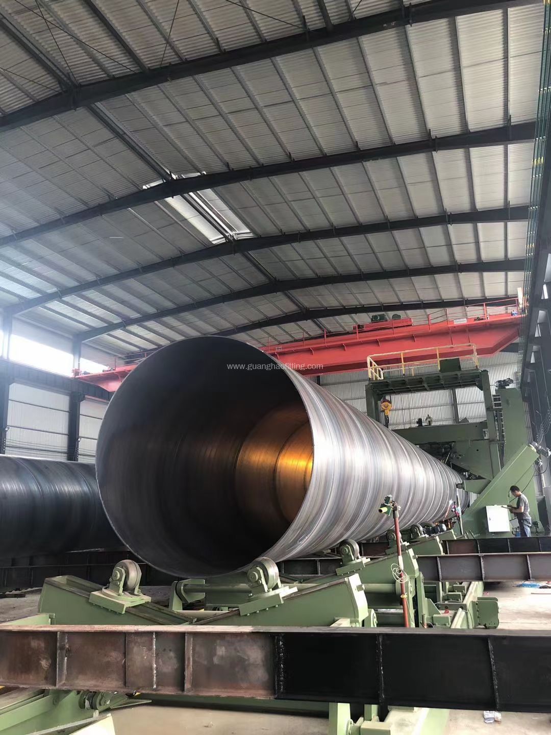 Carbon Steel X52 Spiral Welded Steel Pipes China manufacturer