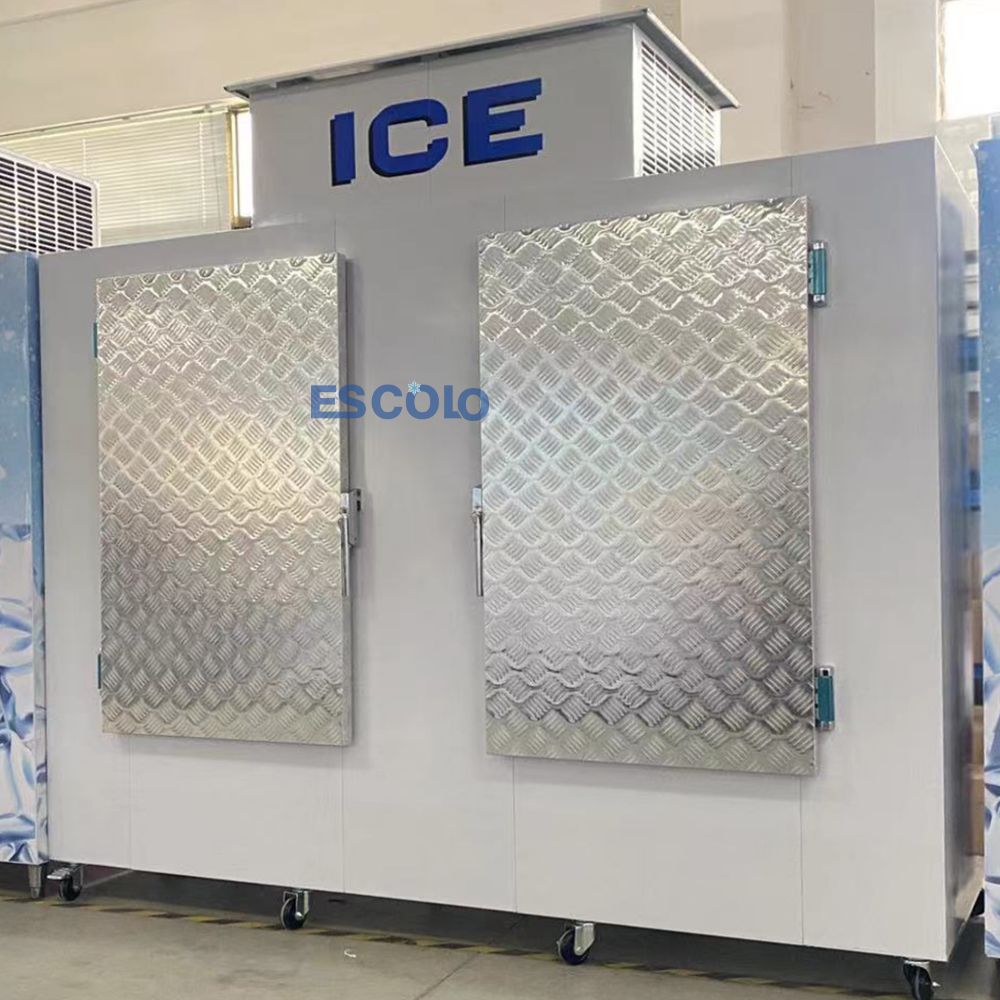 Commercial Cold Wall Ice Storage Bin Freezer