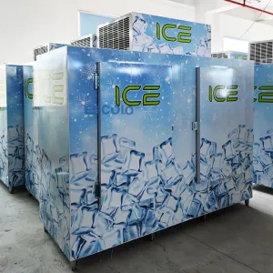 Commercial Cold Wall Ice Storage Bin Freezer