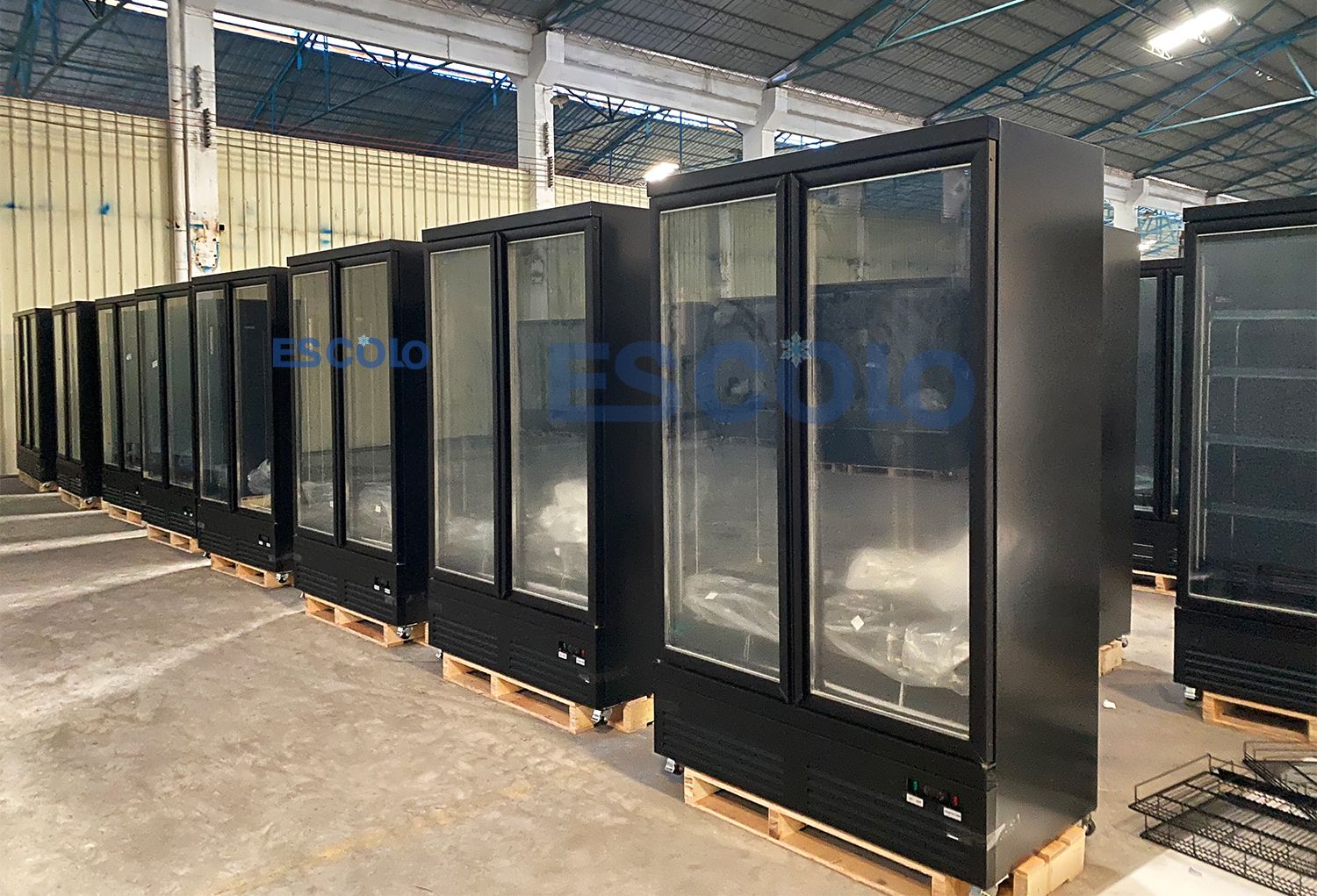 Commercial Refrigerator Drink Upright Display Showcase