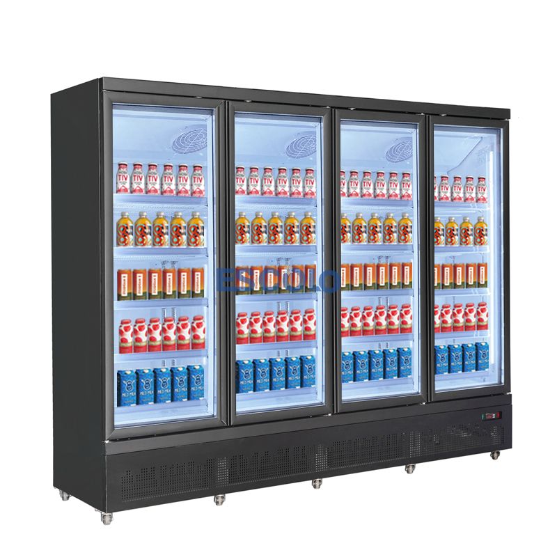 4 Door Commercial Cooler Beverage Display Cooler