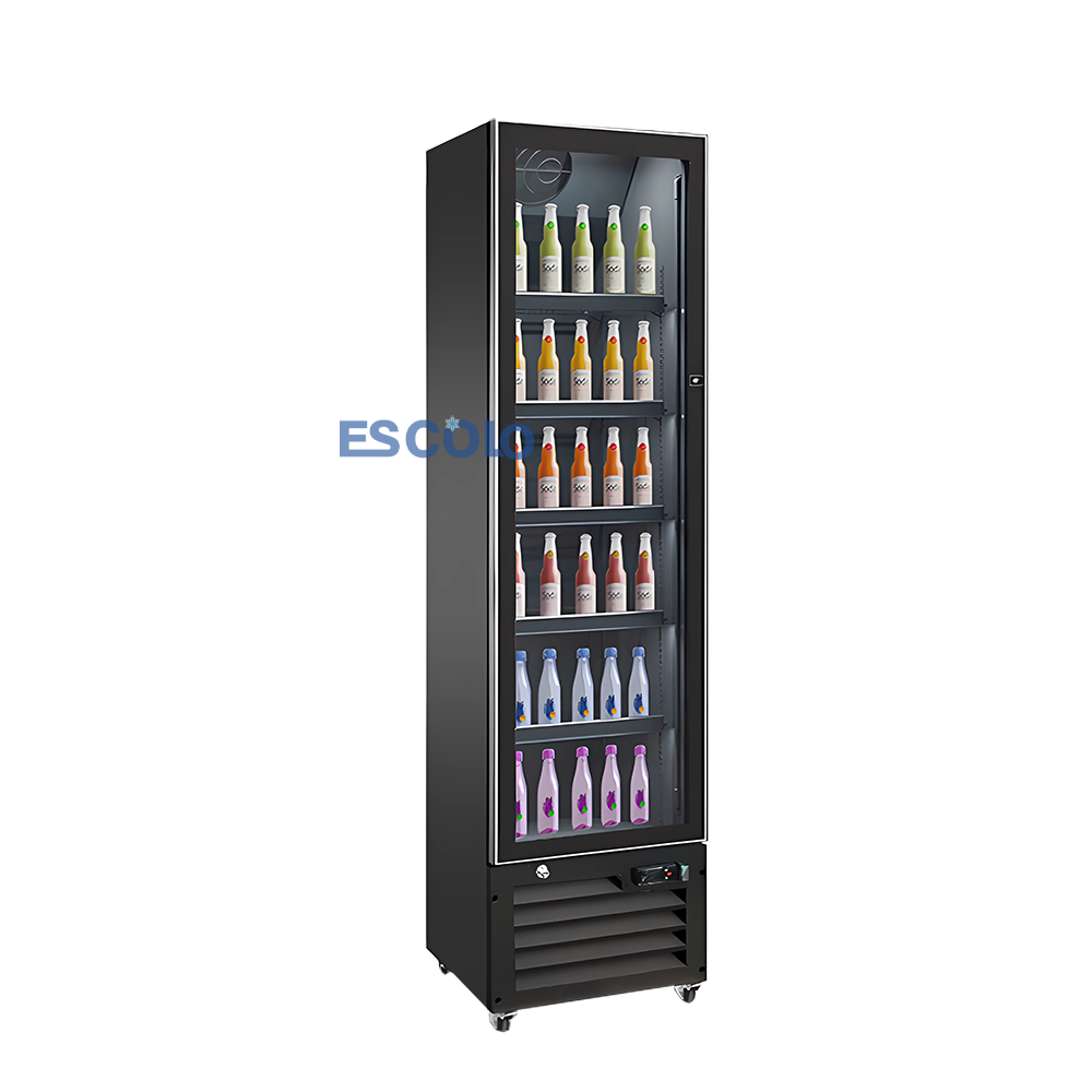 single door 400L drinks refrigerator showcase