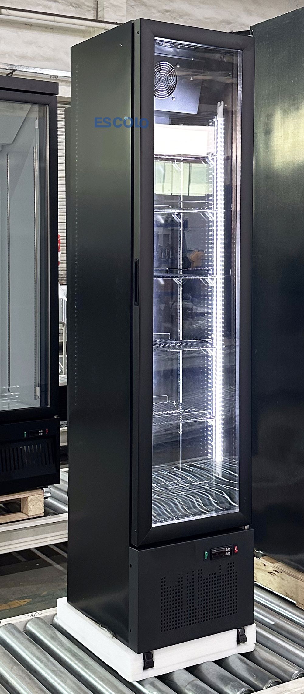 cold drink upright display slim cooler