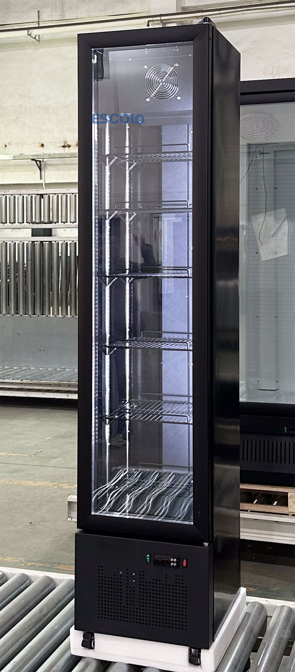 cold drink upright display slim cooler