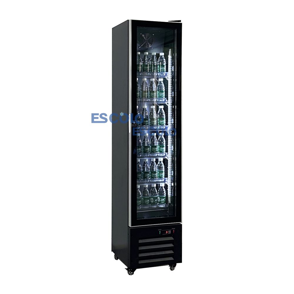 cold drink upright display slim cooler