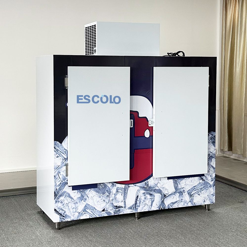 Commercial Cold Wall Ice Storage Bin Freezer