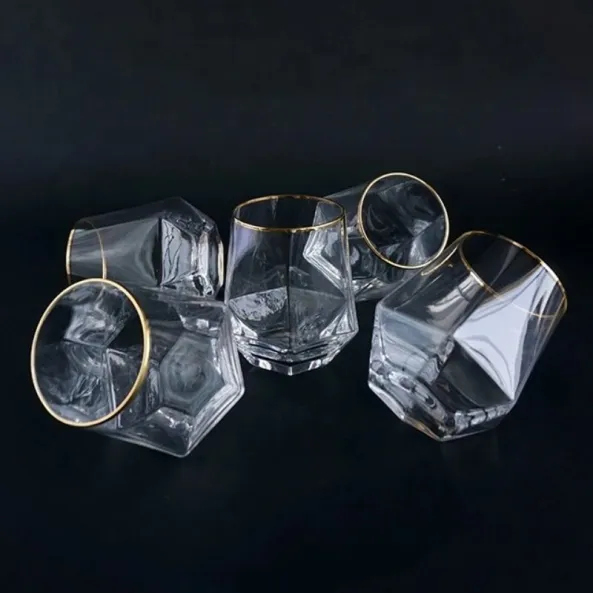 Customized Gold Plated Glass Cups