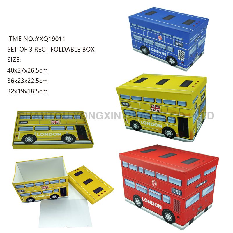 Foldable paper box rectangular cardboard box packaging for toys