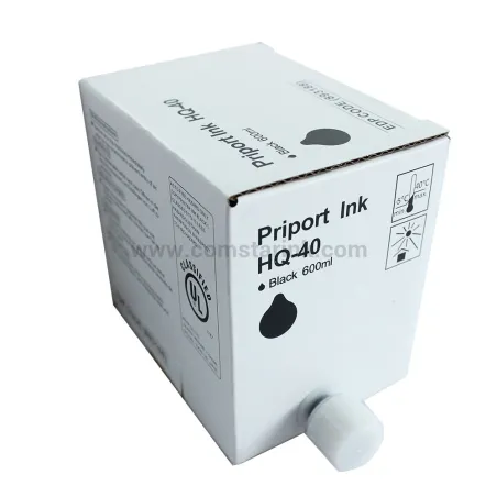 Ricoh HQ-40 Black Duplicator Ink | Comstar