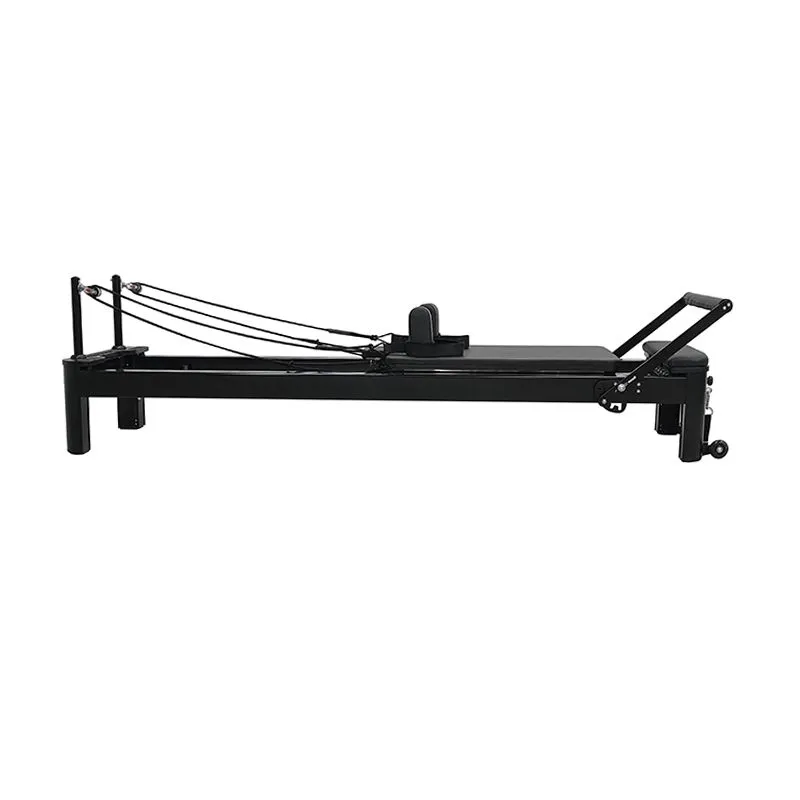 Black Pilates Reformer - Aluminium Alloy Pilates Machine