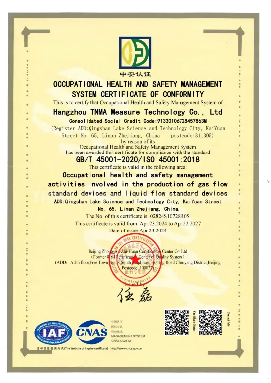 Bell-Prover Gas Meter Test Bench