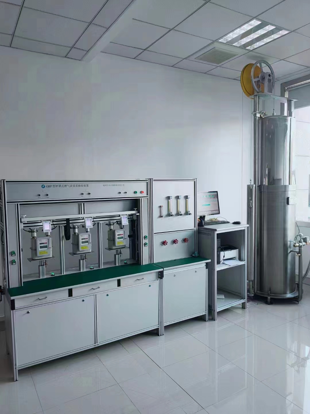 Bell-Prover Gas Meter Test Bench