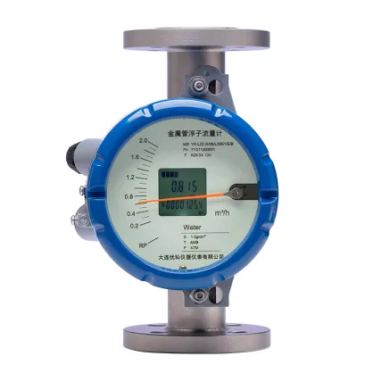 Metal tube float flowmeter