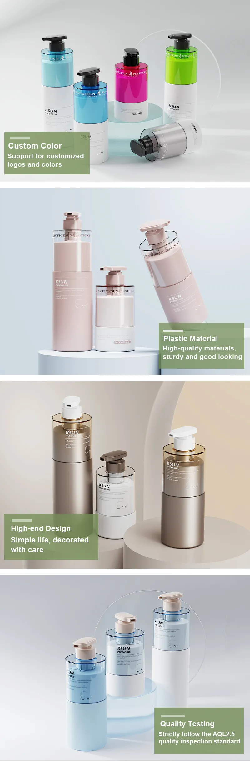 Custom 300ml 500ml 700ml Pink Shampoo Bottle,Purple Shampoo Bottle