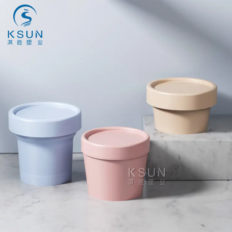 Plastic Jar,Small Plastic Containers With Lids,Body Scrub Container