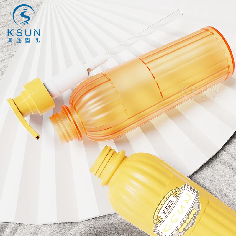 Clear Shampoo Bottle,Luxury 400ml Plastic Clear Shampoo Bottle