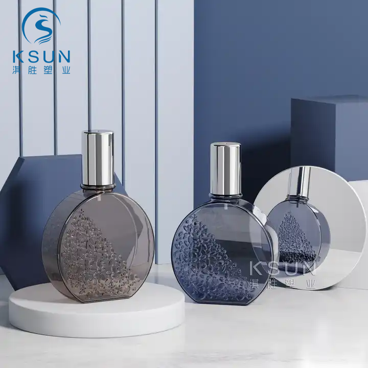 Plastic Spray Bottle,Round Flat PETG Plastic Flower Spray Bottle