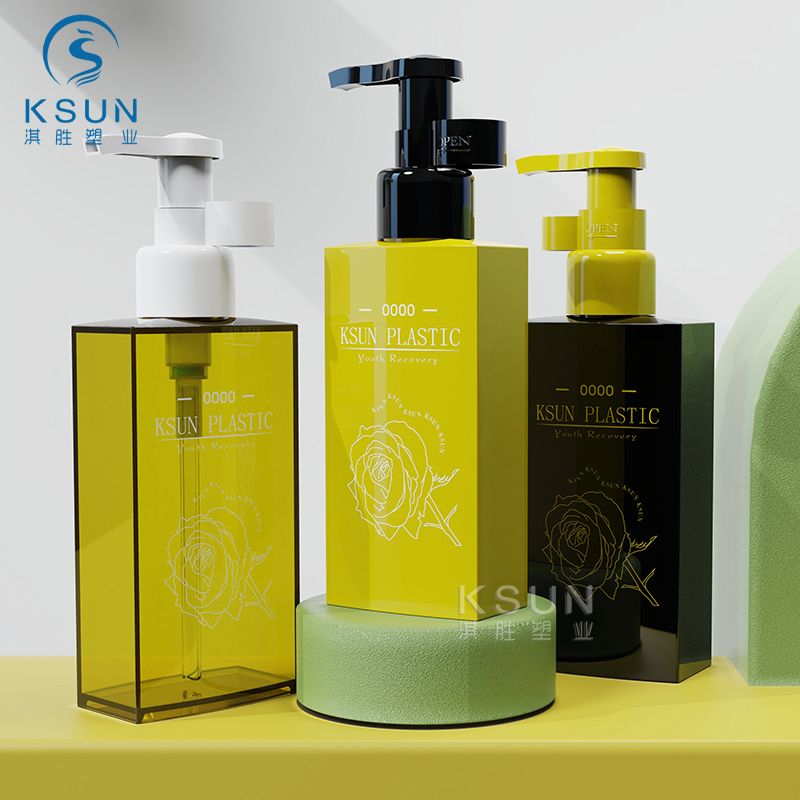 Body Wash Bottle,150ml 200ml Square Personal Care Packaging