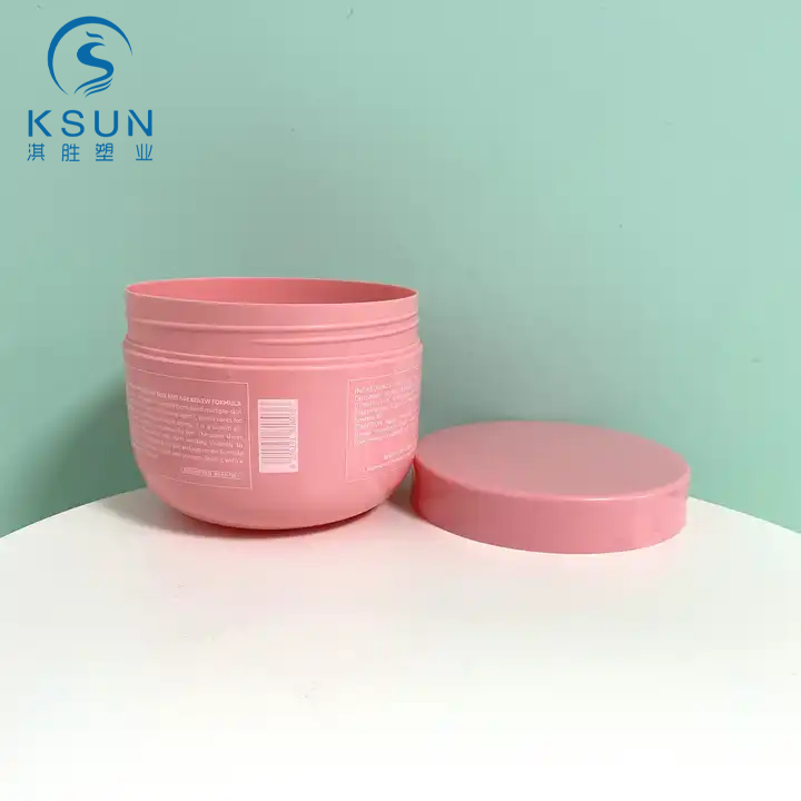 16oz PP Plastic Cream Jar With Lid,500g Cosmetic Jar